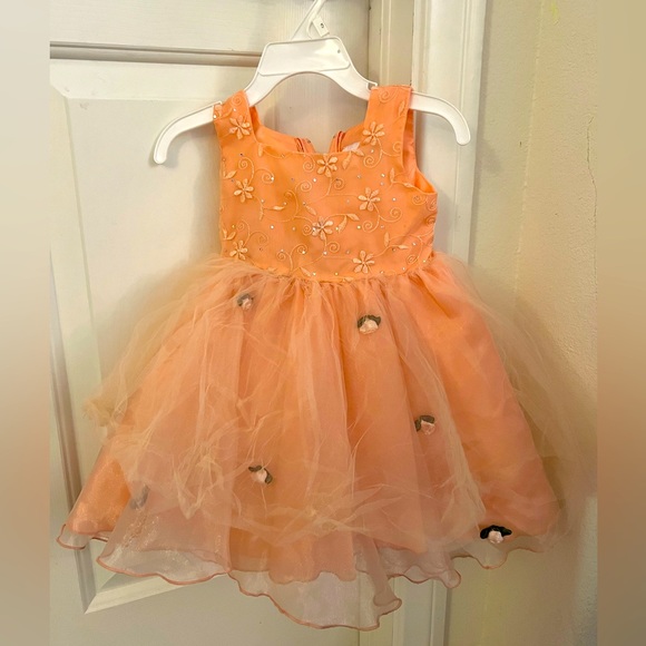 Dresses | Pretty Peach Color Dress For 24months | Poshmark